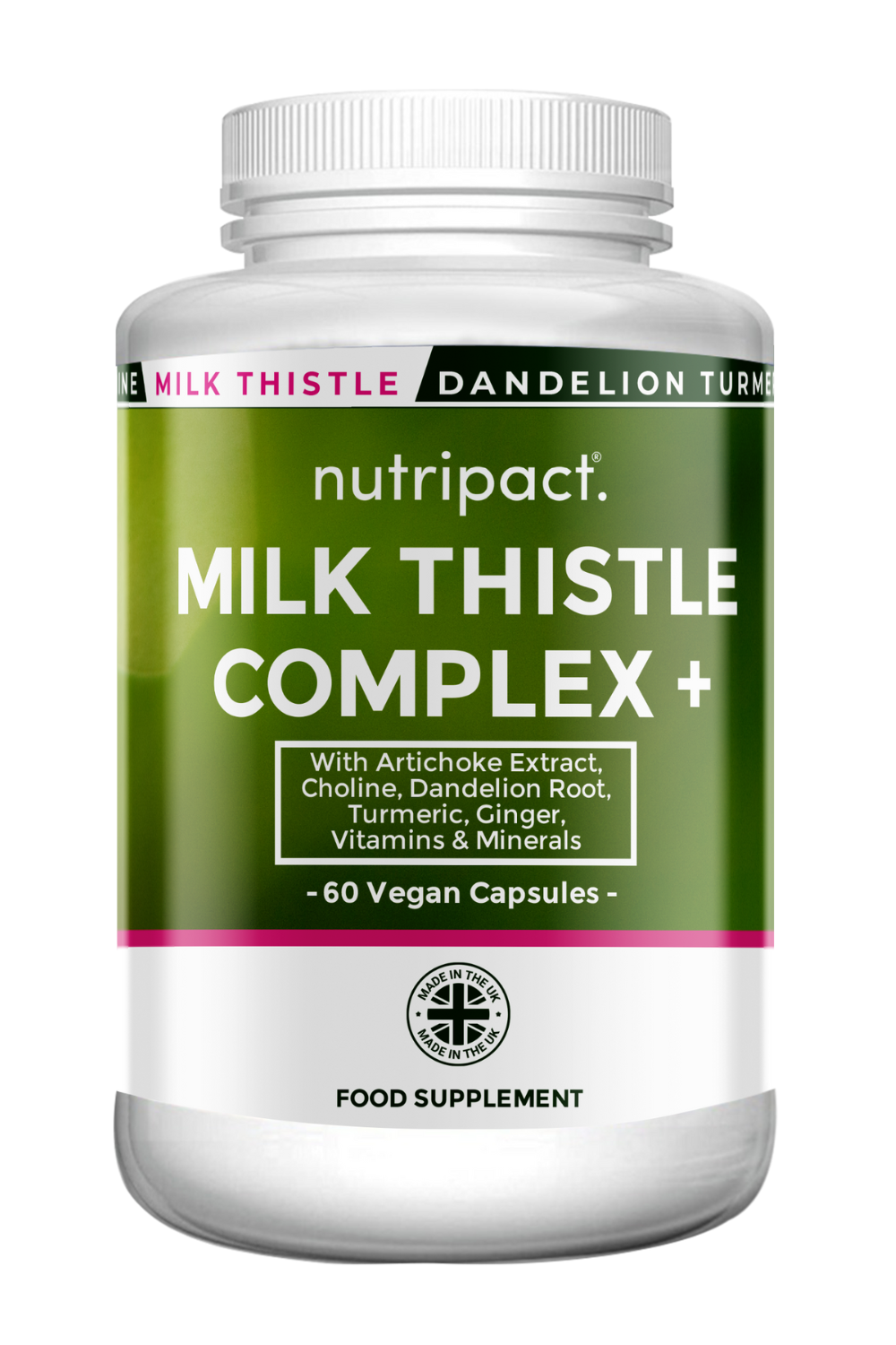 Milk Thistle Complex Plus | Liver Support | nutripact.co.uk
